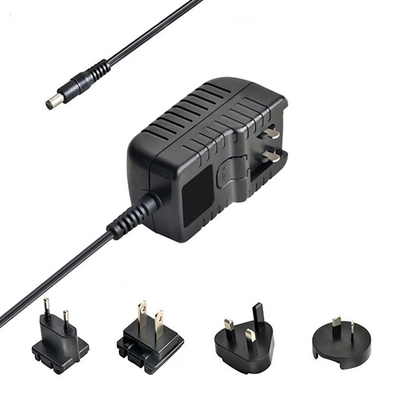 Interchangeable Plug Power Adapter 12v 1a-YHY Adapter